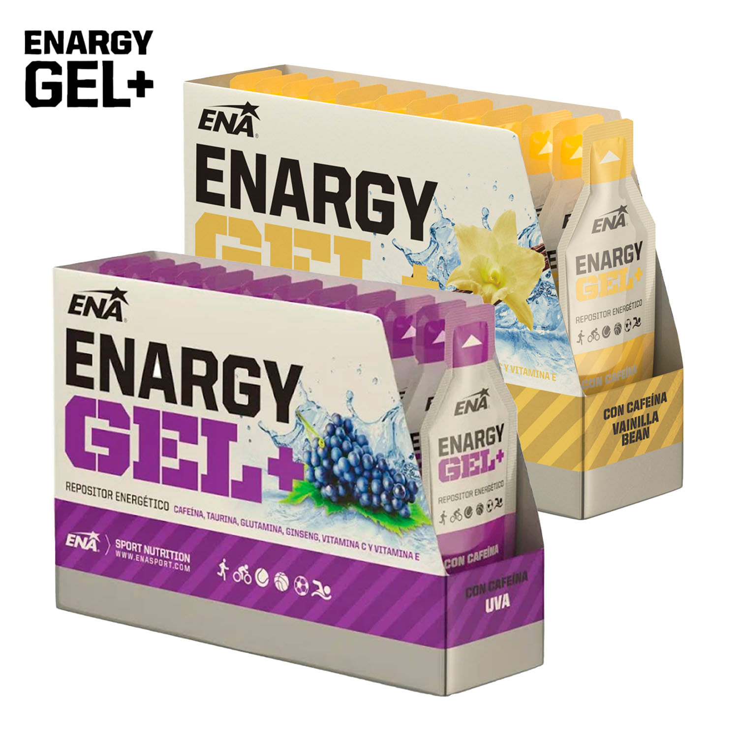 Combo enargy gel vainilla + enargy gel ???? (12 sobres cada uno ...