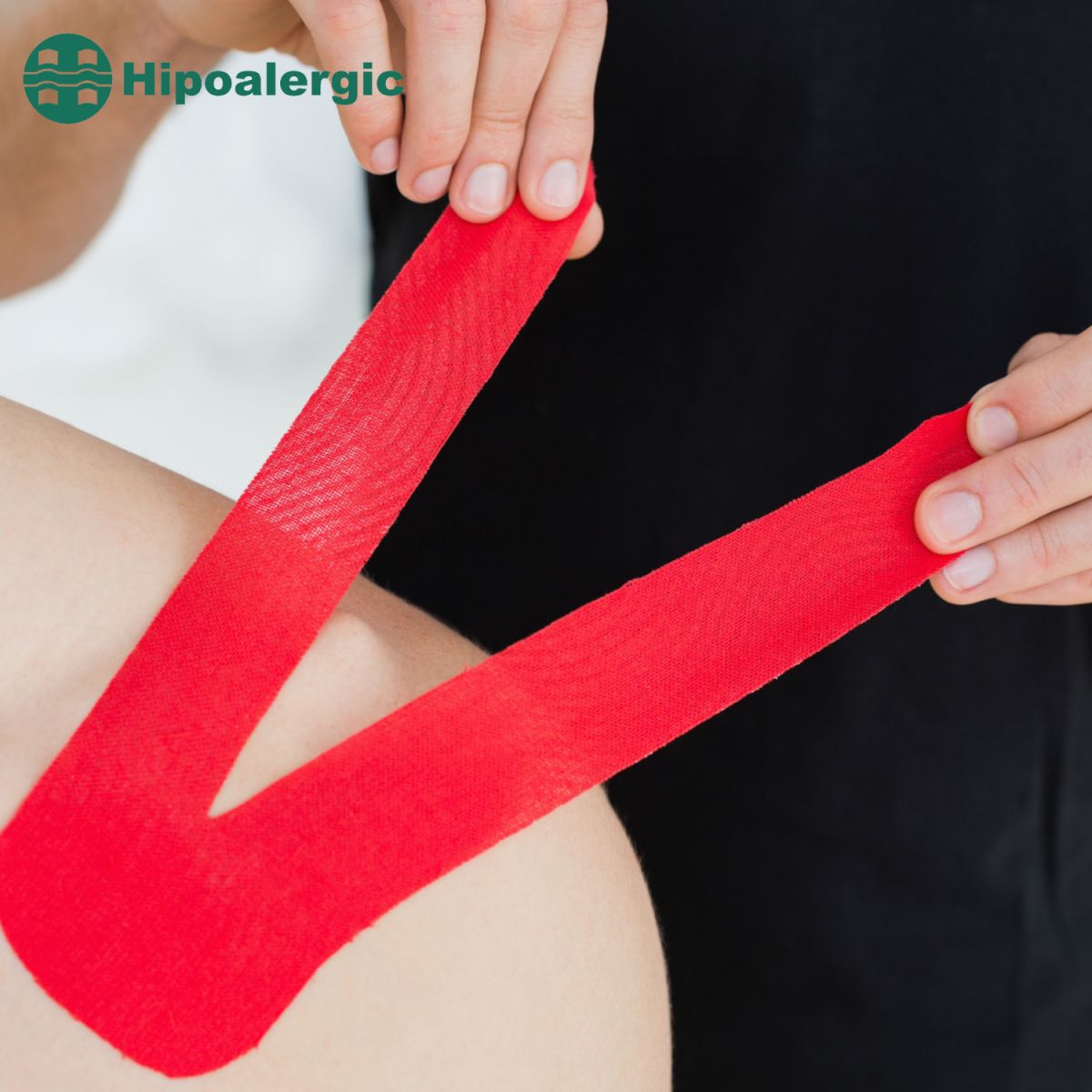 Cinta adhesiva para taping neuromuscular kin 5cm x 1m rojo (1 unidad ...