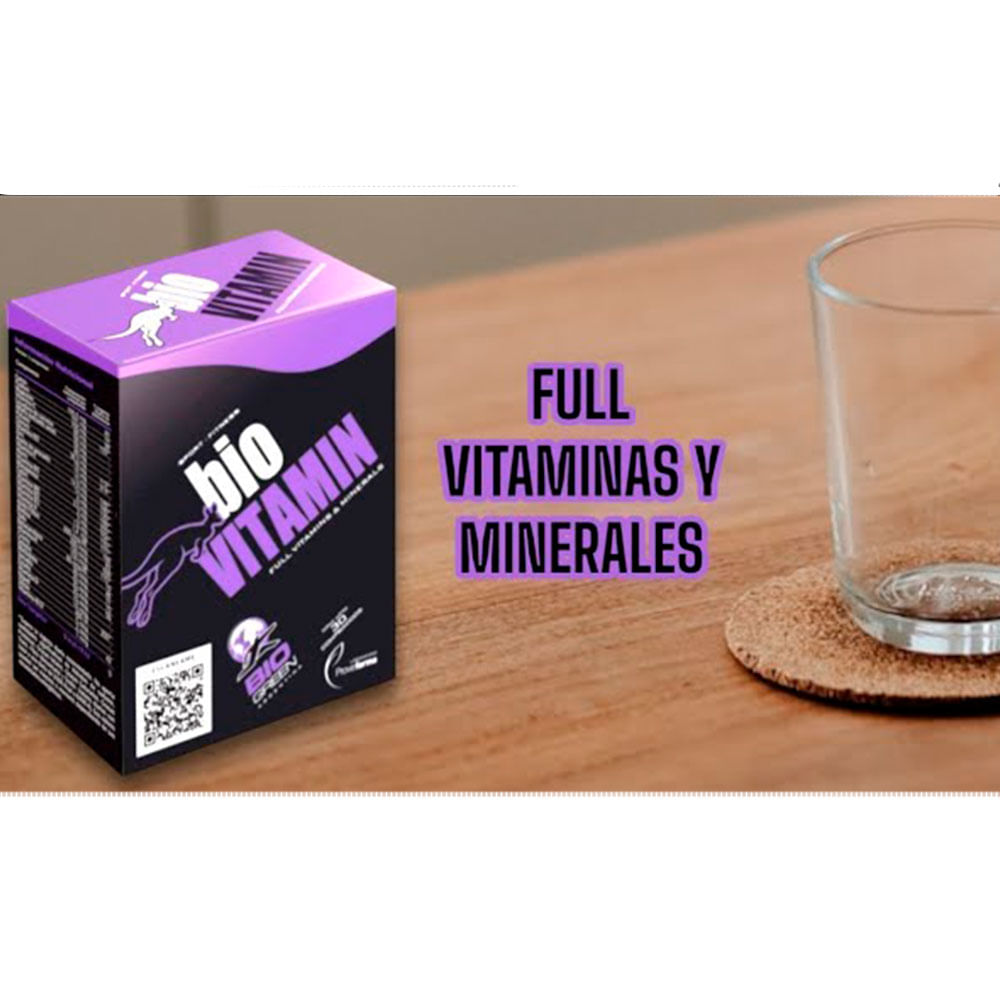 Bio vitamin multivitamínico remirelalizante y antioxidante (30 ...