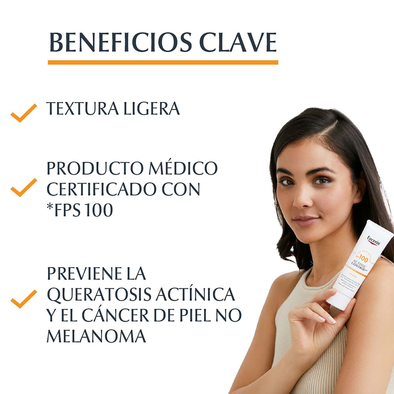 Protección solar facial actinic control fps 100 - Farmaonline