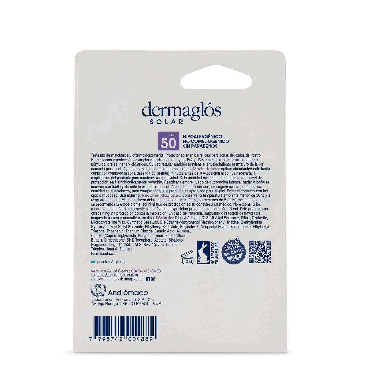 Protector solar fps 50 en barra zonas sensibles 14g - Farmaonline