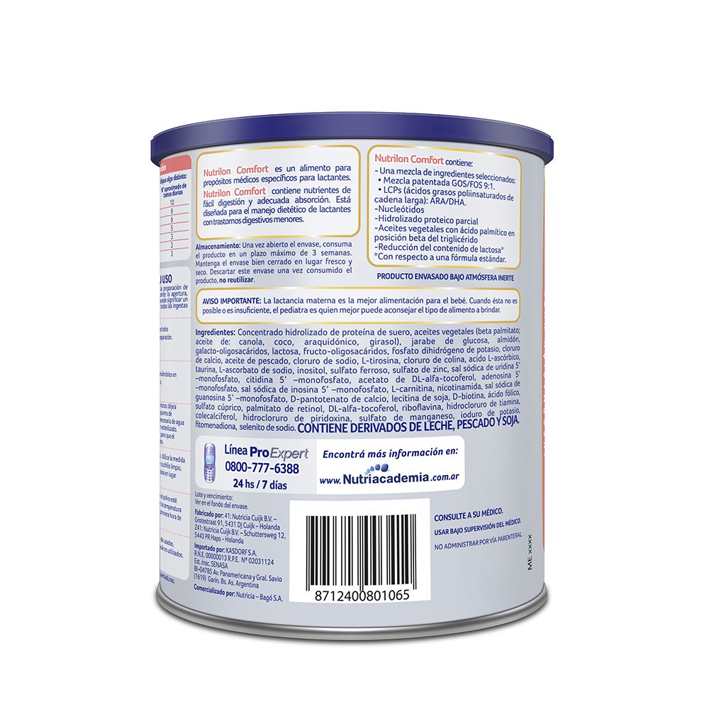 Fórmula láctea comfort lata 400 gr - Farmaonline