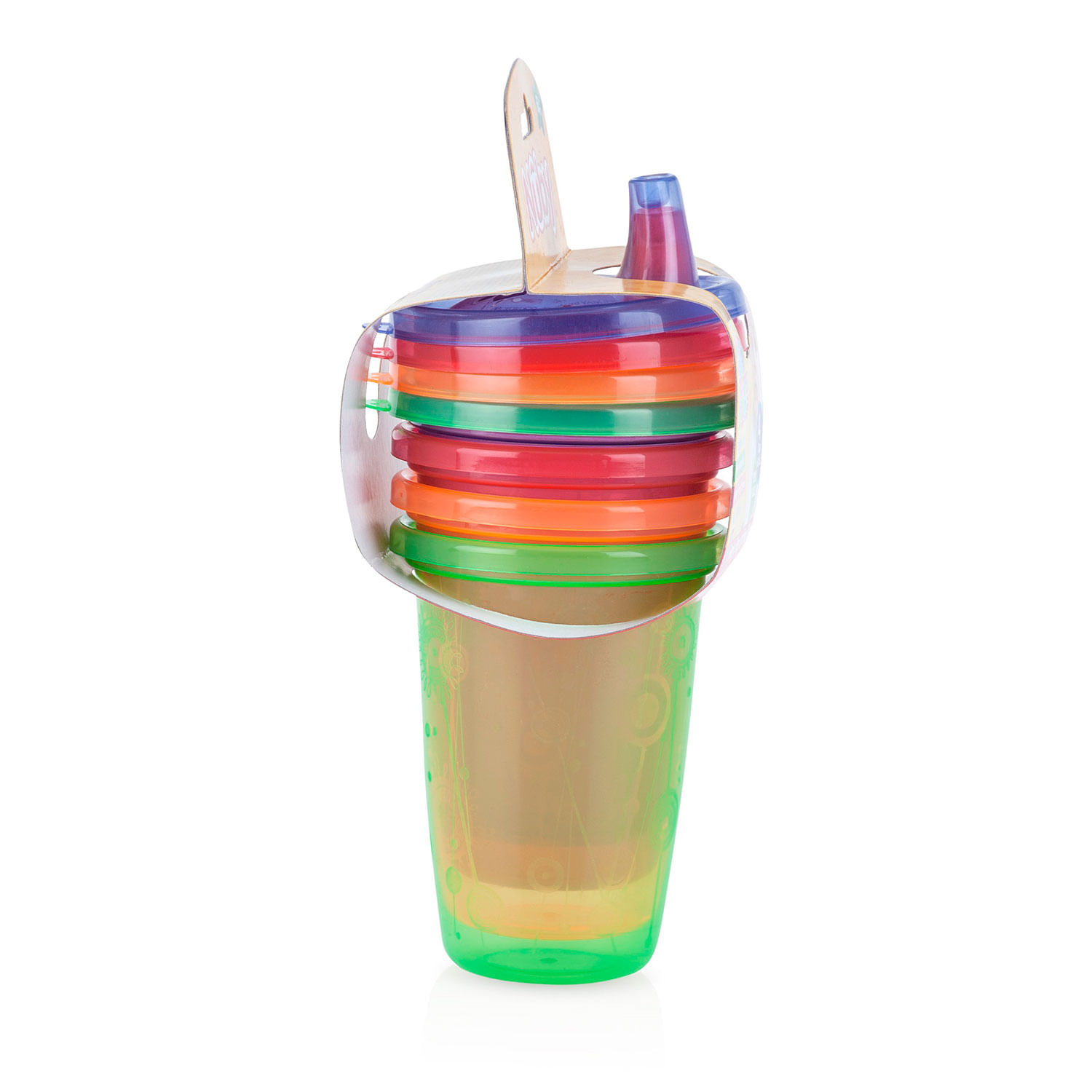 Vasos sip n´stack con tapa y boquilla (4 vasos + tapas) - Farmaonline