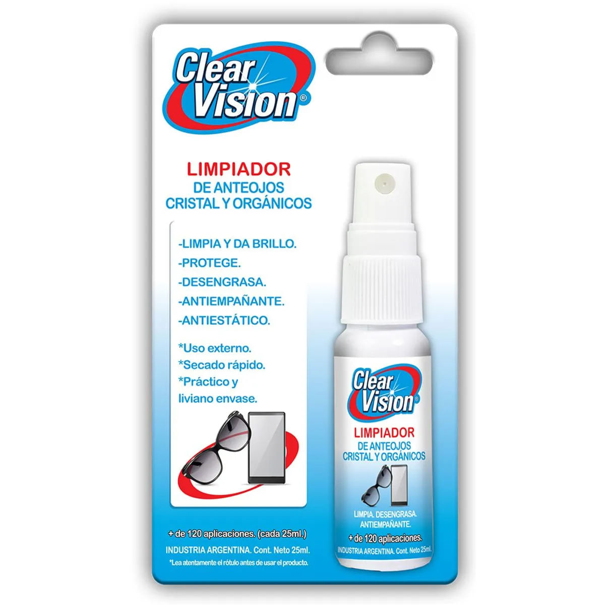 Spray limpiador de anteojos 25 ml - Farmaonline