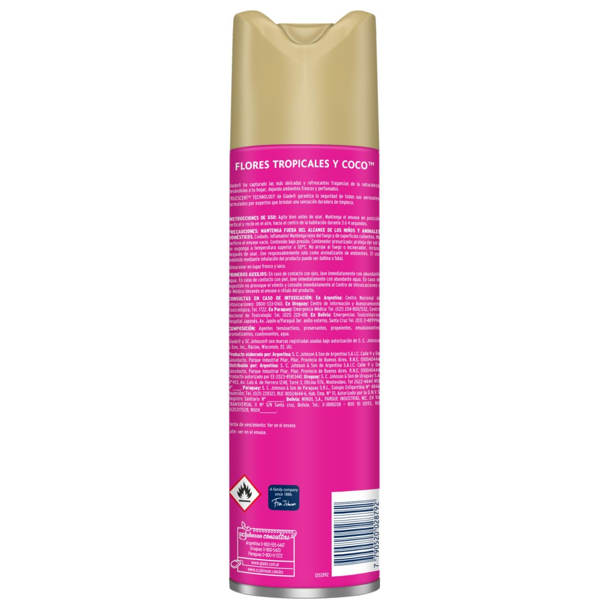 Desodorante de ambientes flores tropicales y coco 380 ml - Farmaonline