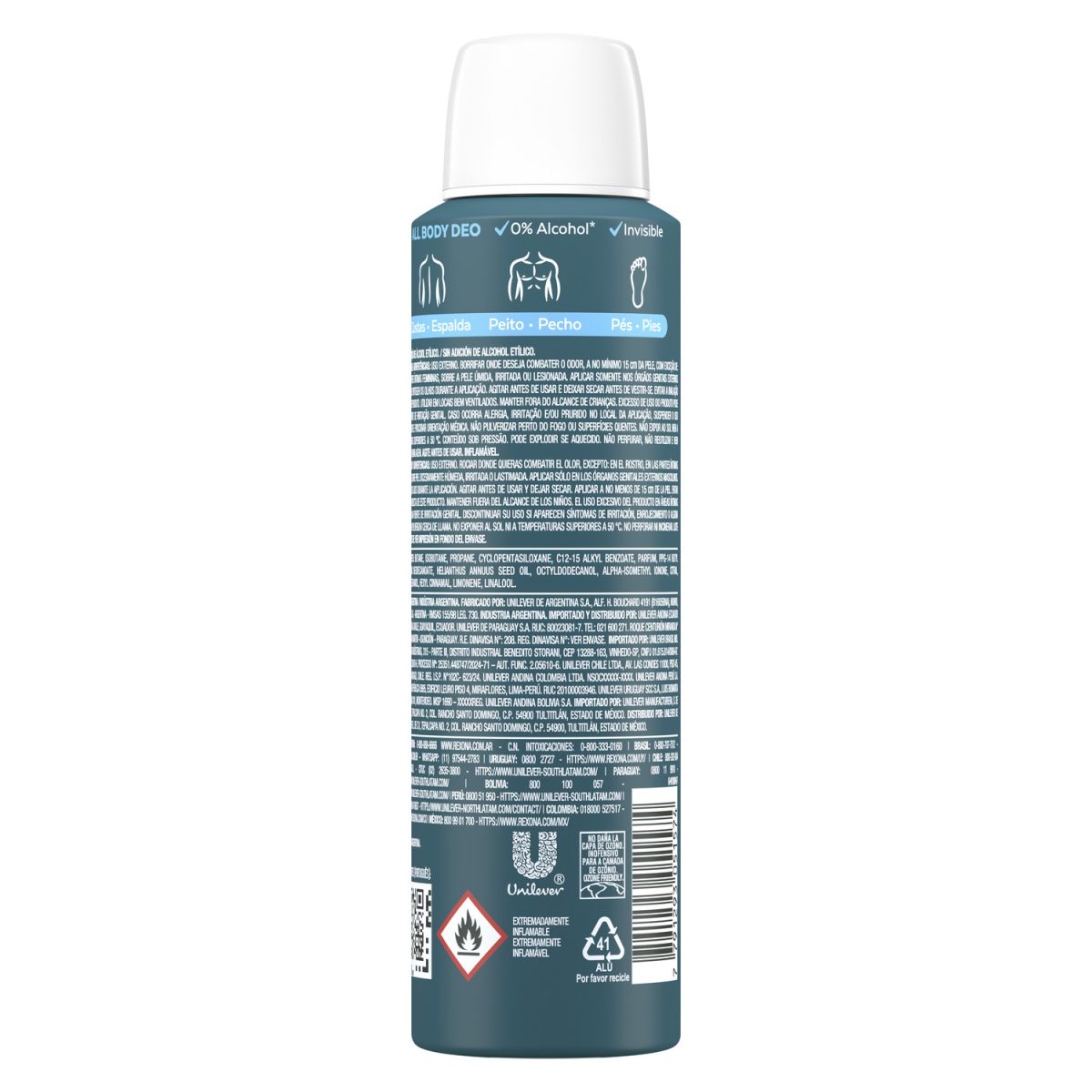 Desodorante en aerosol para todo el cuerpo All Body Deo Ocean Rush ...